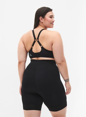 Cykel / spinning shorts - Sort - Str. 42-64 - Zizzi