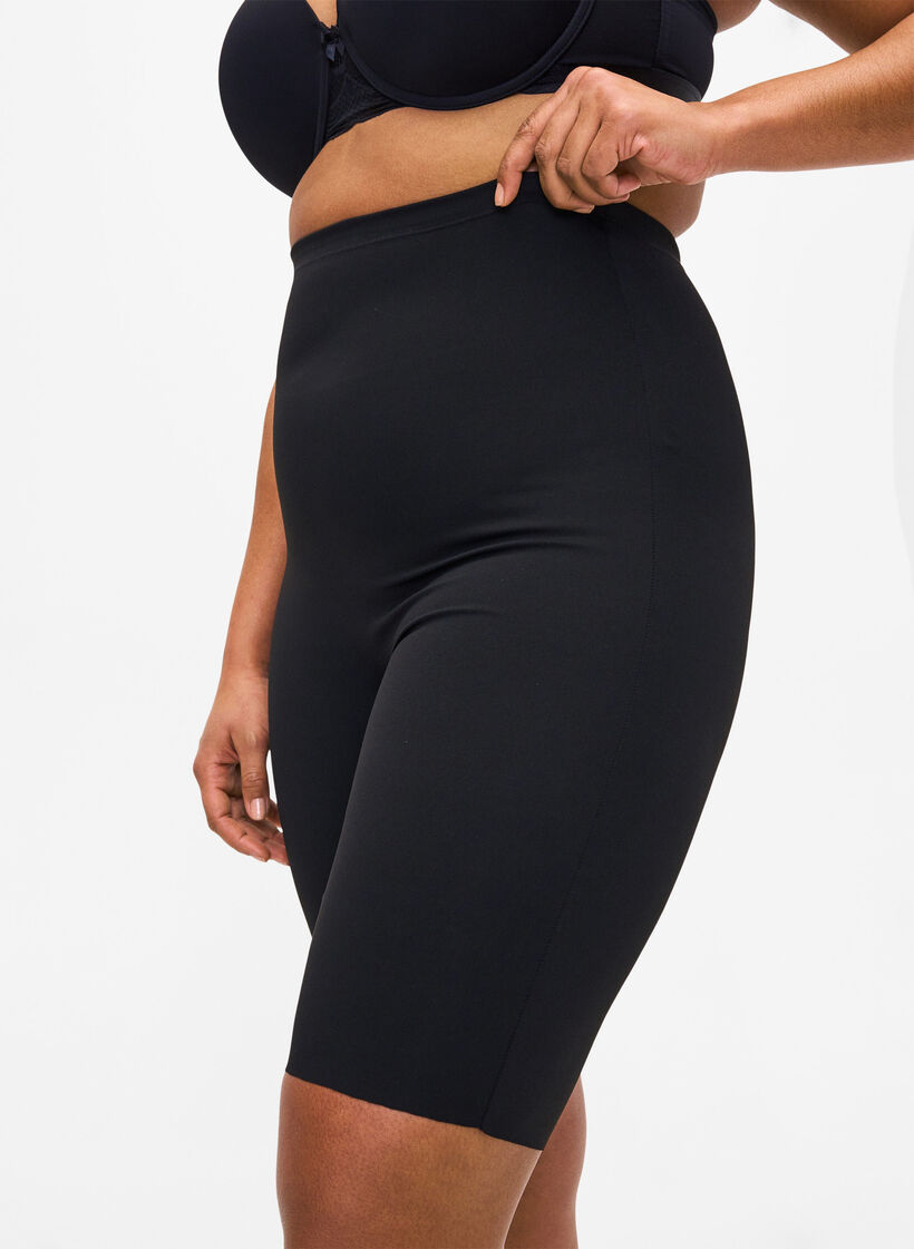 Light shapewear lange shorts - Sort - Str. 40-64 - Zizzi